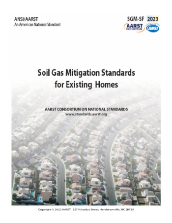 ANSI/AARST SGM-SF-2023 (PDF) | Indoor Environments Association